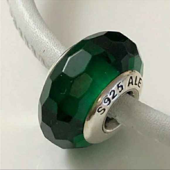 Pandora | Jewelry | Pandora Green Fascinating Murano Glass Bead | Poshmark